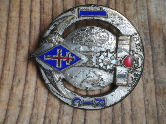 INSIGNE 1ER RIC régiment Infanterie Coloniale Fabrication Drago H179 EUR 15,00 - PicClick FR