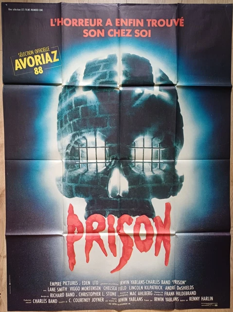 AFFICHE CINÉMA FILM PRISON Renny Harlin - 120 x 160 cm 1987 EUR 12,00 - PicClick FR