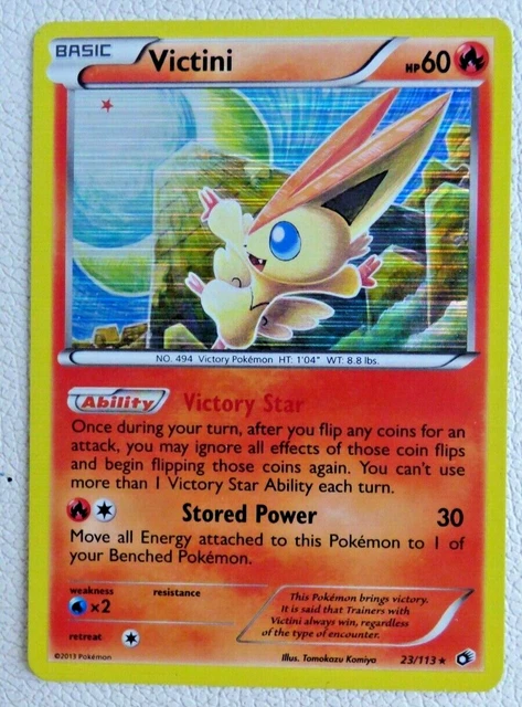 POKEMON TCG CARD Black White Legendary Treasure Victini Holo 10/145 N ...