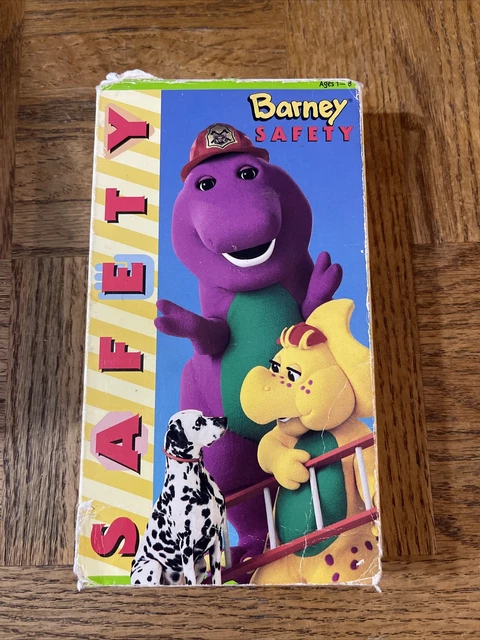 BARNEY & FRIENDS Safety VHS Video Tape Only VTG Kids Sing Along Songs ...