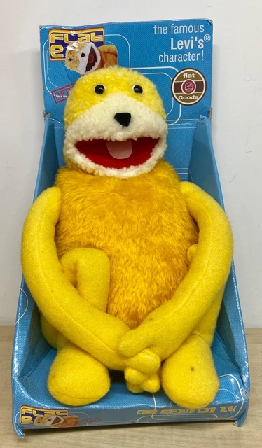 OFFICIAL LARGE FLAT Eric soft plush toy - 1999 Levi Jeans Advert ...