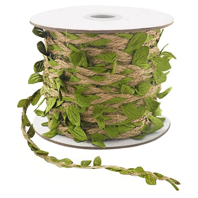 SPAGO DI Naturale 5MM Spago di con Foglie Artificiali Spago di Iu5687 ...