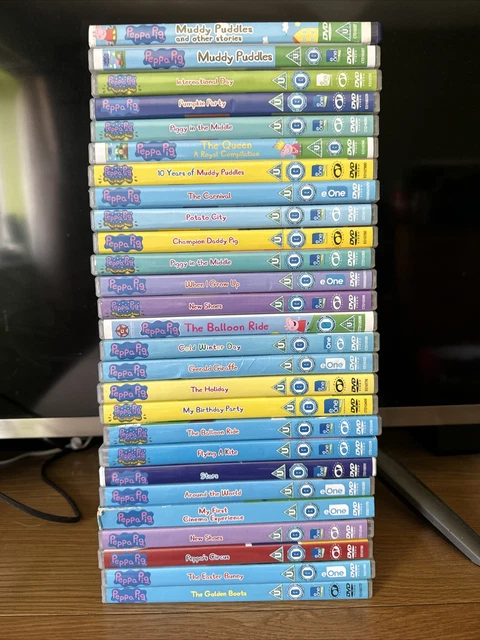 OFFICIAL PEPPA PIG Pre-School Animation DVD Bundle/Collection/Job Lot ...