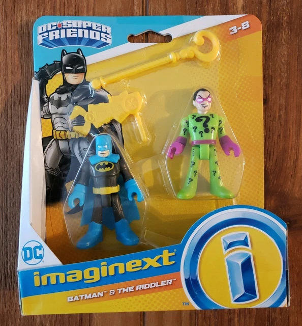 FISHER-PRICE IMAGINEXT DC Super Friends BATMAN & THE RIDDLER Figures ...