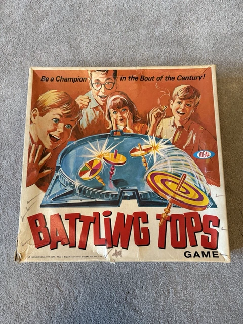 VINTAGE BATTLING TOPS Board Game Ideal 1968 £40.00 - PicClick UK