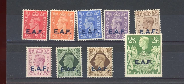 BRITISH OCCUPATION OF Italian Colonies Somalia EAF 1943 set fine MH £6. ...