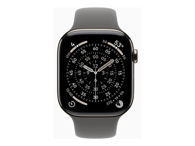APPLE WATCH SERIES 11 GPS+ Cellular - natürliches Titan Smart watch ...