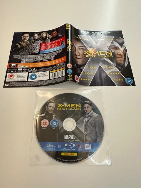 X-MEN FIRST CLASS Blu-ray Disc And Inlay Only - Includes Protective ...