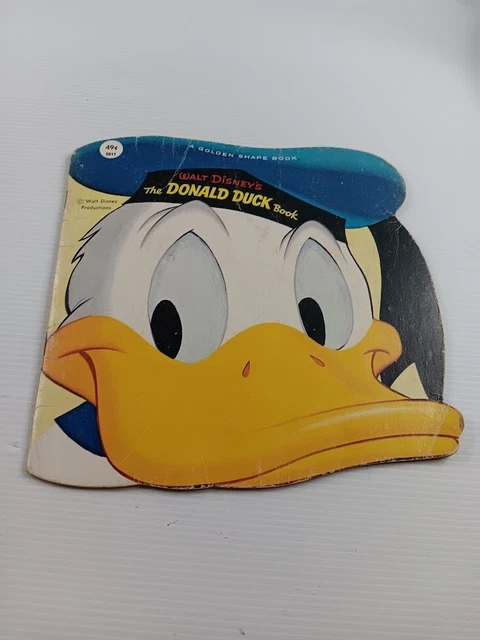 THE DONALD DUCK book - a golden shape book- Walt Disney paper book 1978 ...