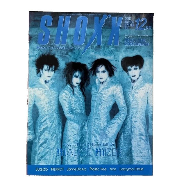 MALICE MIZER JAPANESE Music Magazine SHOXX klaha mana Kozi Yu〜ki Visual Kei £31.94 - PicClick UK
