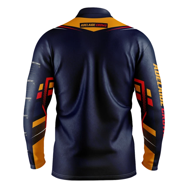 ADELAIDE CROWS AFL Cyber Fishing Shirt UPF 50+ - Youth & Adult Sizes £ ...