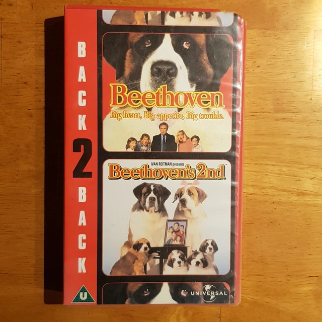 BEETHOVEN & BEETHOVEN'S 2nd Back 2 Back VHS Video Cassette £3.99 ...
