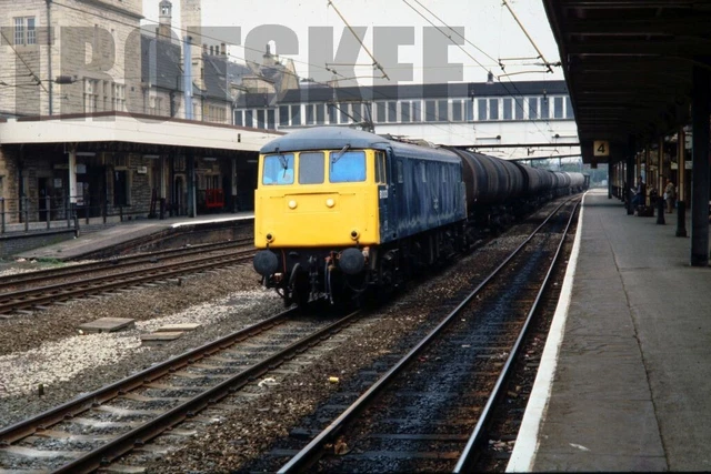 35MM SLIDE BR British Rail Electric Loco Class 81 81003 Lancaster 1983 ...