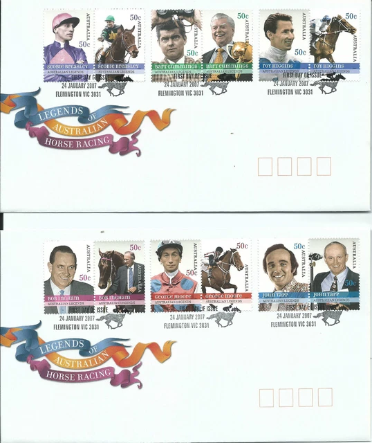 2007 TWO COVERS Legends of Australian Horse Racing FDI Flemington 24 ...
