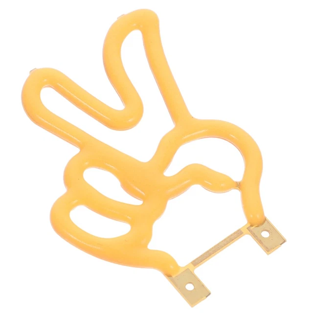 HAND GESTURE LED Sign Peace Neon Light Retro Custom Wall Decor Neon ...