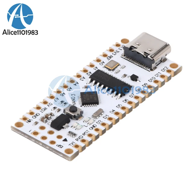 NANO V3.0 ATMEGA328P-AU / ATmega328P CH340 Development Board 5V 16MHz ...