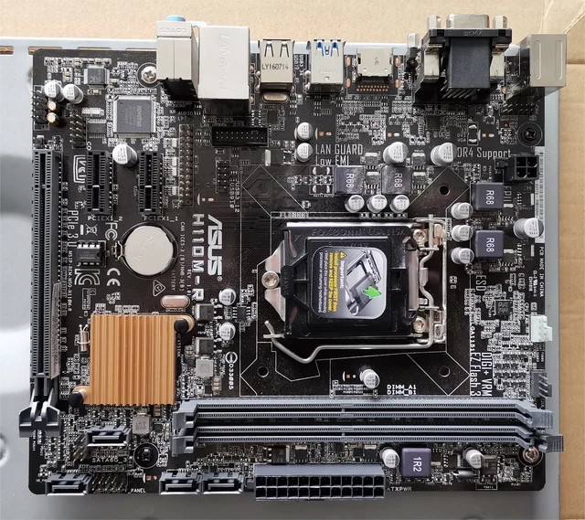 ASUS H110M-R MOTHERBOARD with I/O panel, mATX £29.80 - PicClick UK