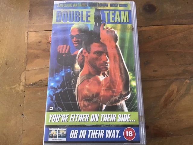 DOUBLE TEAM - VHS Video Cassette Movie - Jean Claude Van Damme Action ...