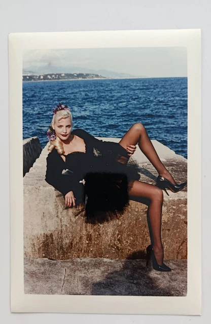 NADJA AUERMANN GIANNI Versace Helmut Newton Original Foto Monte Carlo ...