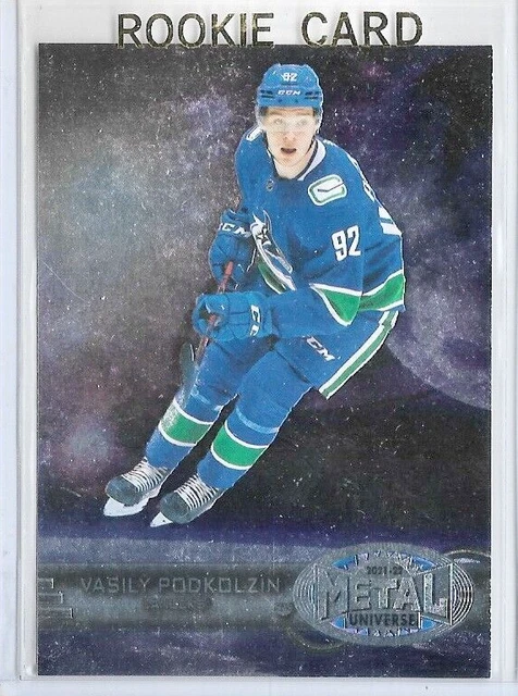 VASILY PODKOLZIN VANCOUVER Canucks 2021-22 Metal Universe Retro Rookie ...