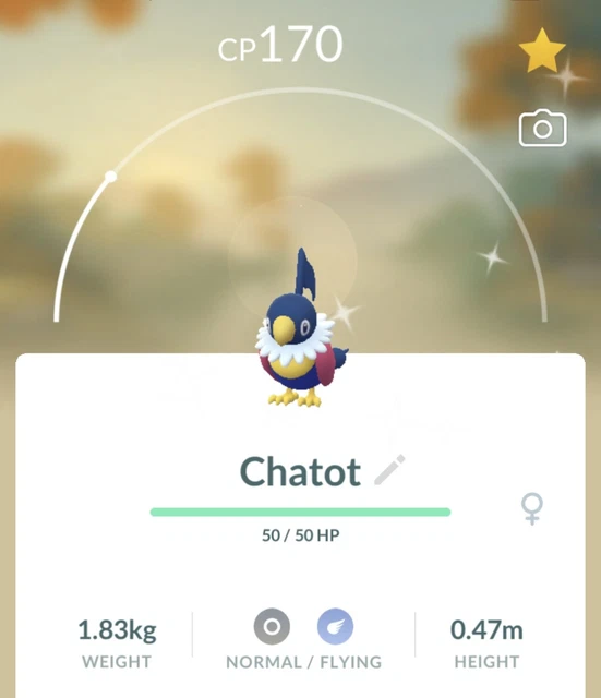 NEU GLÄNZENDER CHATOT Pokémon Go EUR 3,98 - PicClick DE