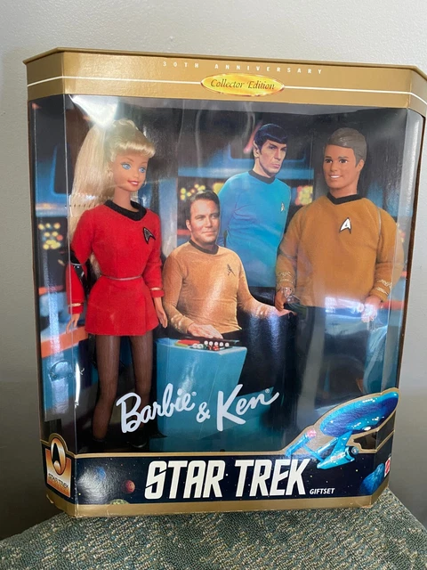 MATTEL STAR TREK Giftset 30TH Anniversary Collector Edition BARBIE ...