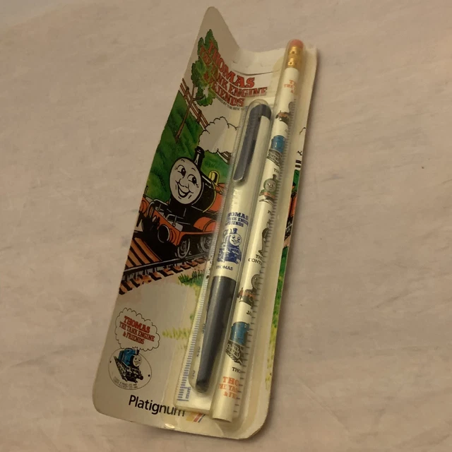 THOMAS THE TANK engine pencil ruler pen 1984 Kaye & Ward Ltd Rare ...