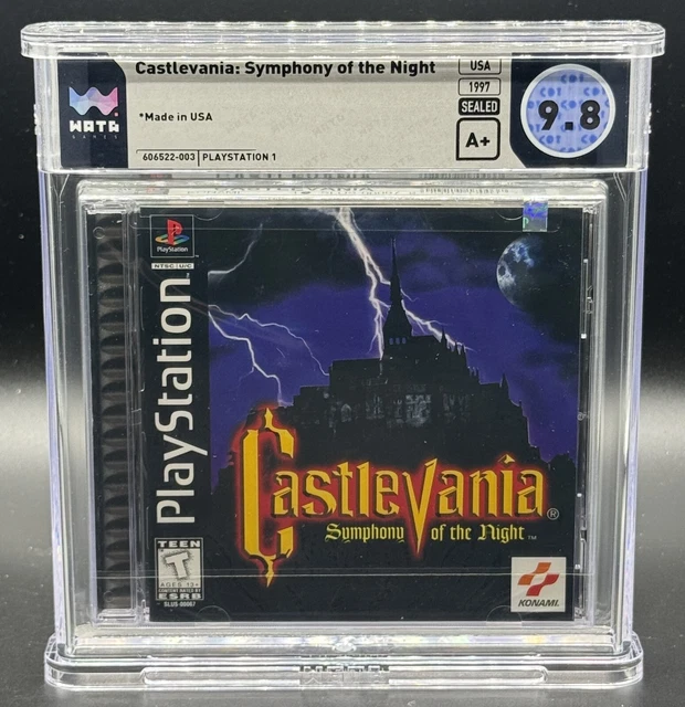 CASTLEVANIA SYMPHONY OF The Night Sony PLAYSTATION PS1 New Sealed Wata ...