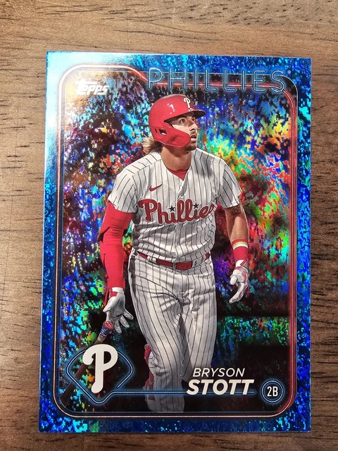 2024 TOPPS SERIES 1 Bryson Stott Blue Sparkle Foil #/999 Phillies #139 EUR 5,52 - PicClick IT