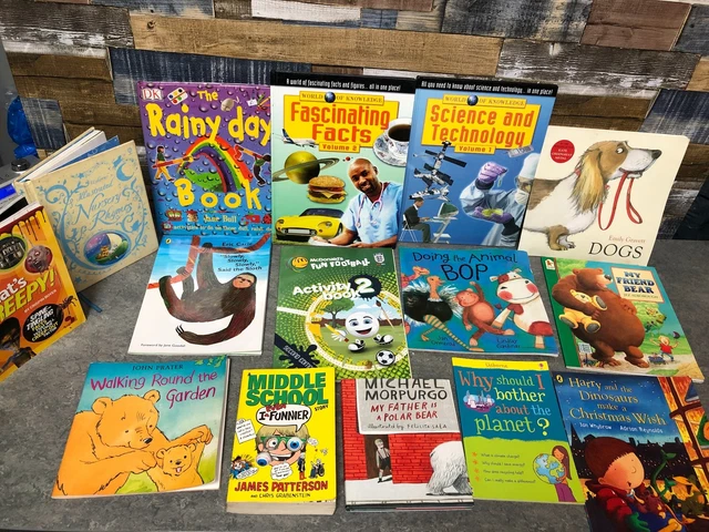 BUNDLE OF CHILDREN'S Assorted Books From Nursery Rhymes To Creepy Facts ...