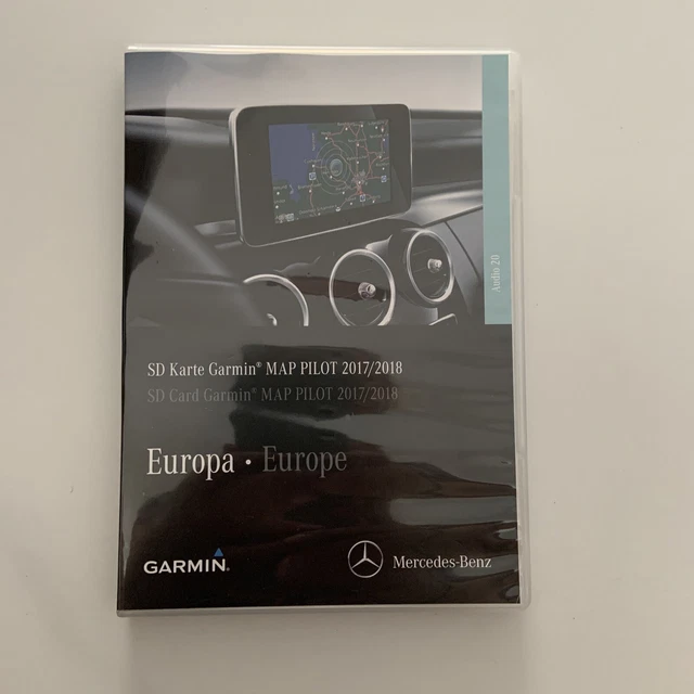 MERCEDES BENZ NAVIGATION Garmin 2017/2018 V9.0 Europe Map SD Card £15. ...