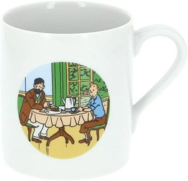 TEE IM SCHLOSS - Tim und Struppi tintin Tasse Wendemotiv cup mug 10 cm ...