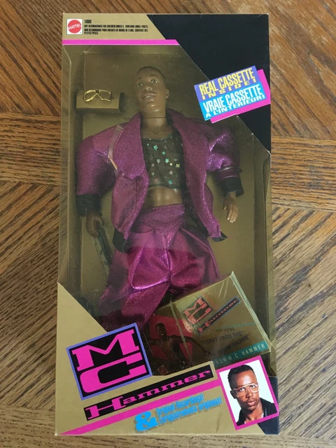 MC HAMMER DOLL With Cassette 1991 1090 Mattel Canada 12" Action Figure ...
