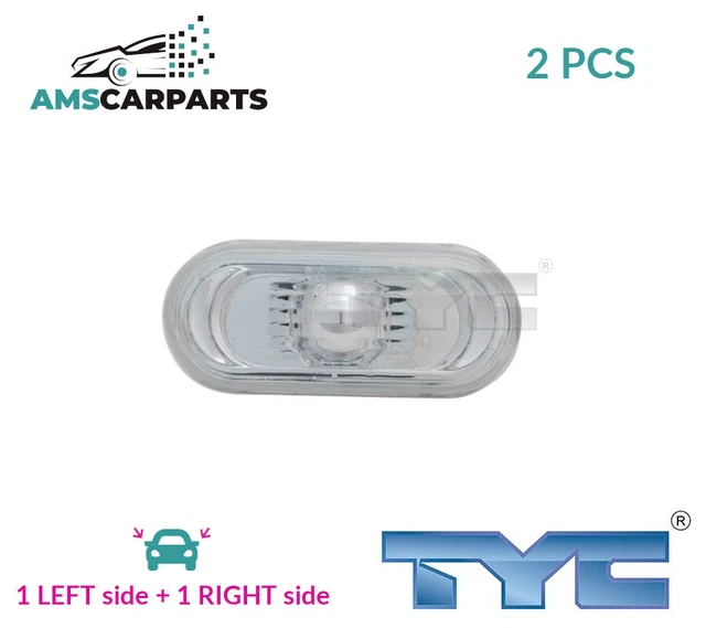 INDICATOR LIGHT BLINKER Lamp Pair Lateral Installation 18-0605-11-2 Tyc ...