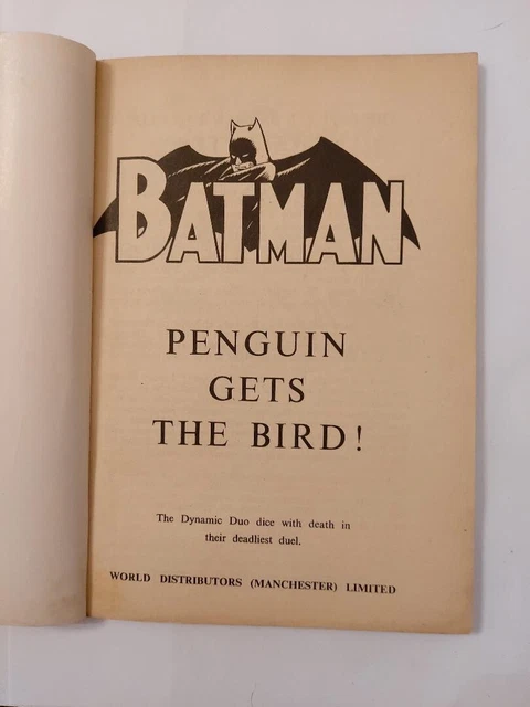 WORLD ADVENTURE LIBRARY Batman 4 - Penguin Gets the Bird EUR 52,45 ...