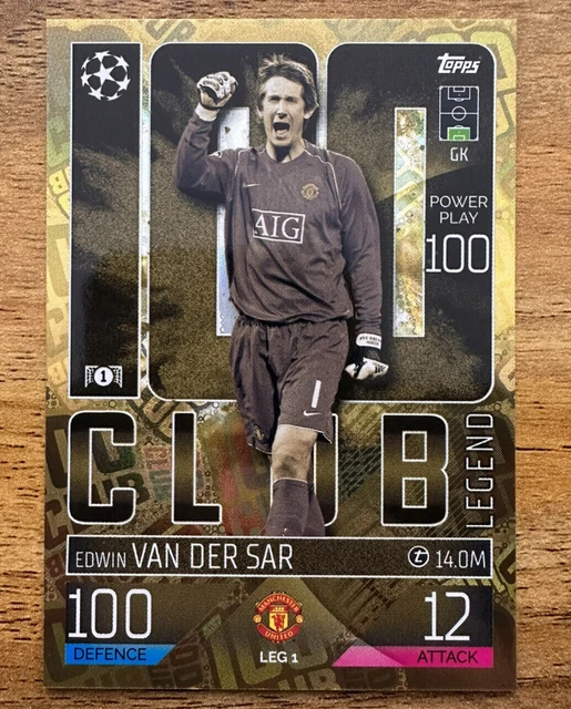 MATCH ATTAX EXTRA 22-23 2023 Edwin Van Der Sar 100 Club £2.90 - PicClick UK