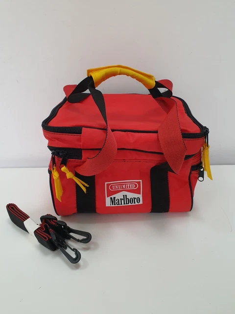 VINTAGE MARLBORO CIGARETTES Red Adventure Gear Cooling Travel Bag Exc ...