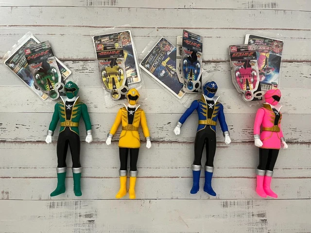 POWER RANGERS SUPER Megaforce Gokaiger soft vinyl 4set Bundle Bulk ...
