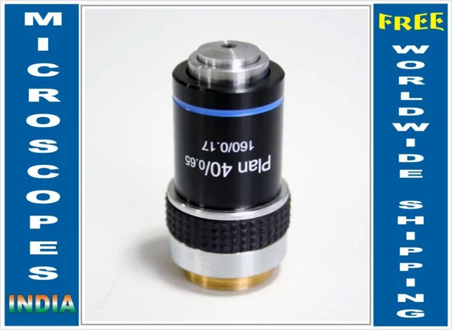PLAN COMPOUND MICROSCOPE Replacement Objective 40x Spring Loaded £61.70 ...