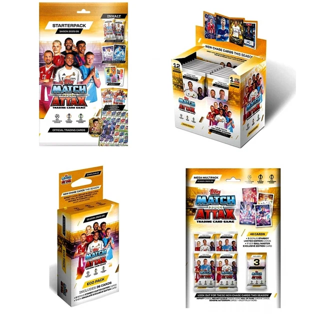 TOPPS MATCH ATTAX 2025/26 Trading Card Collection £15.95 - PicClick UK