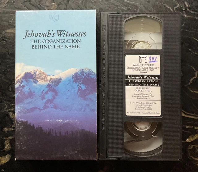 THE ORGANIZATION BEHIND The Name Watch Tower 1992 JW Production VHS ...