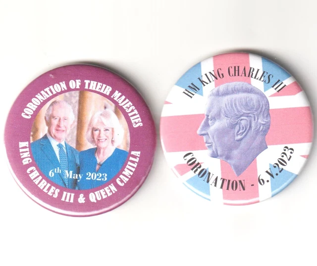 KING CHARLES III & Queen Camilla coronation day 2023 - pair of royal ...