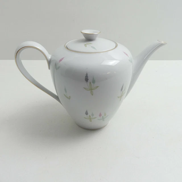 ANTIKE KAFFEEKANNE R KPM Krister Kanne Teekanne Blumen Dekor Porzellan ...