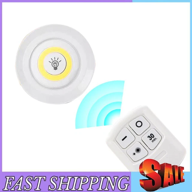 COB LED UNDER Cabinet Light with Remote Control Dimmable for Bathroom ...