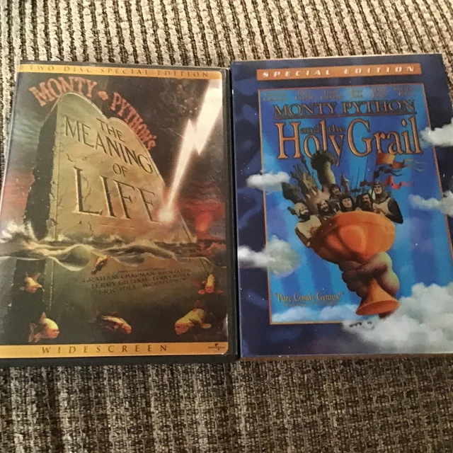 MONTY PYTHON THE Meaning Of Life & Holy Grail 2-Dvd Lot Terry Gilliam £ ...