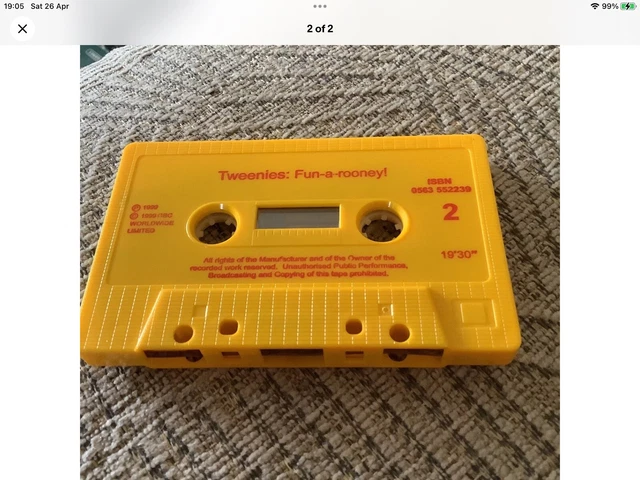 THE TWEENIES CASSETTE Tape Fun A Rooney 1999 EUR 14,89 - PicClick IT