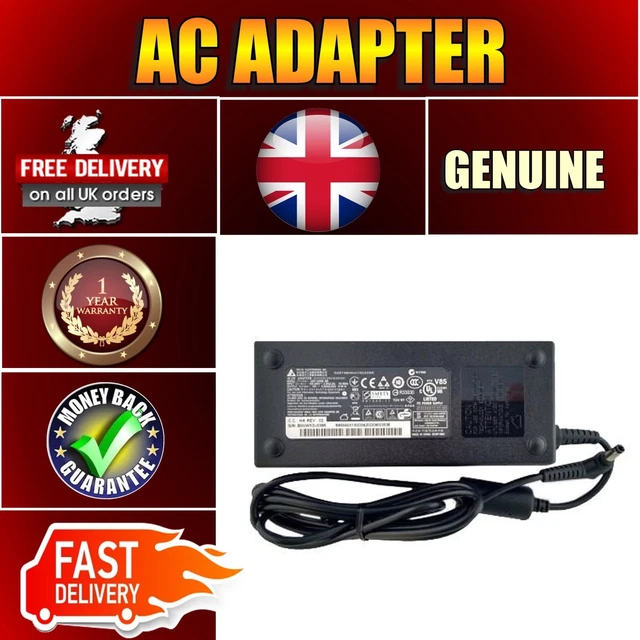 120W TOSHIBA SATELLITE A350 A350D Laptop AC Adapter Charger 19V 6.32A ...