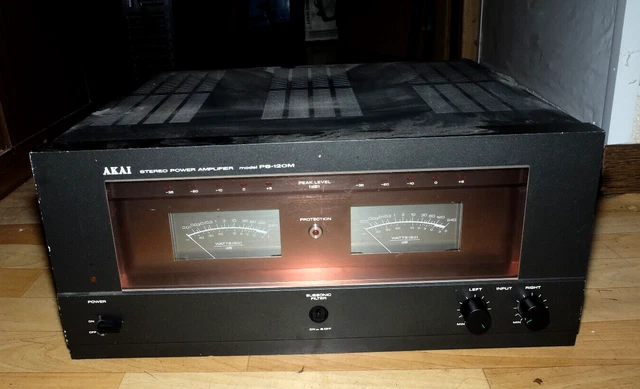 *AKAI STEREO POWER Amplifier Model PS-120M*POWER AMPLIFIER* ATTIC FIND ...