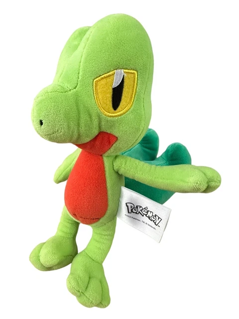 POKEMON TREECKO 2022 Plush Soft Toy 12" Official Nintendo Pokemon Plush ...