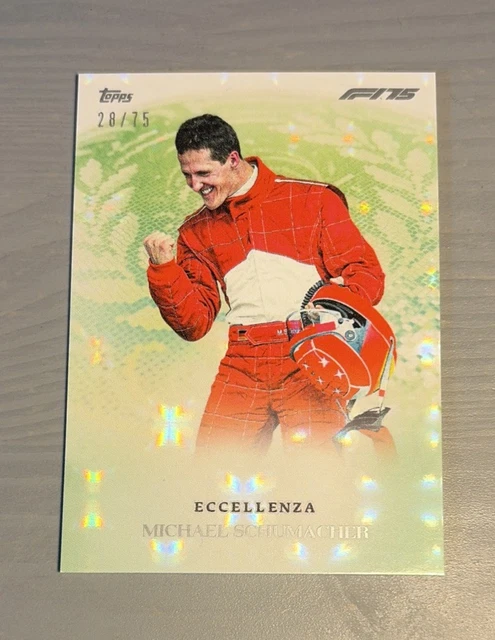 TOPPS FORMULA 1 Eccellenza 2025 Michael Schumacher Supremo Green ...